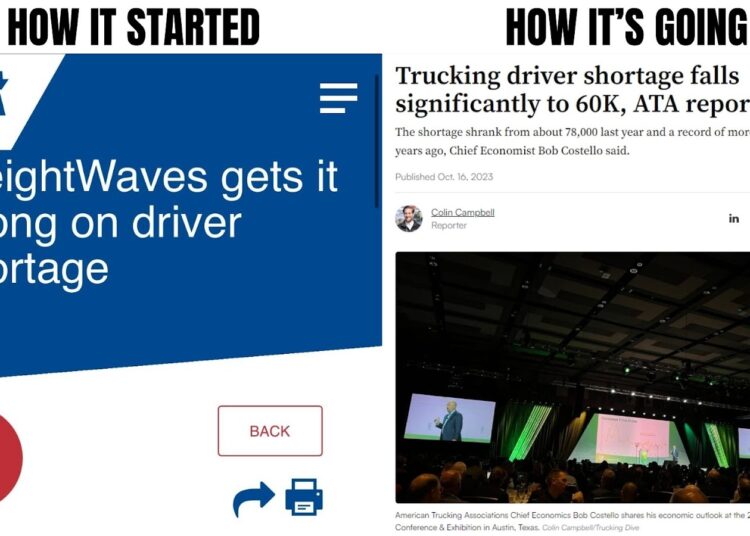 ATA walks back driver shortage numbers