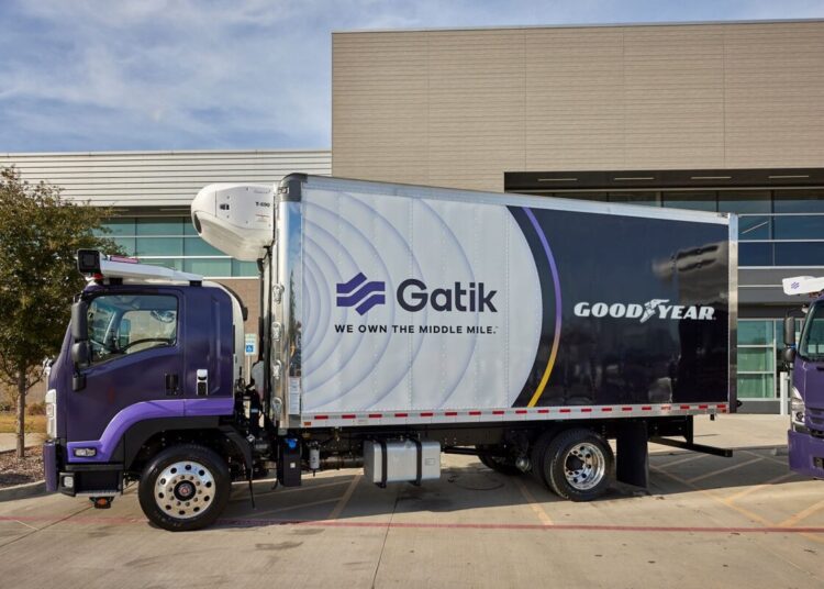Gatik, Goodyear roll on with autonomous trucking tire technology