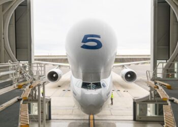 Photo Gallery: The BelugaST delivers satellite for rocket launch